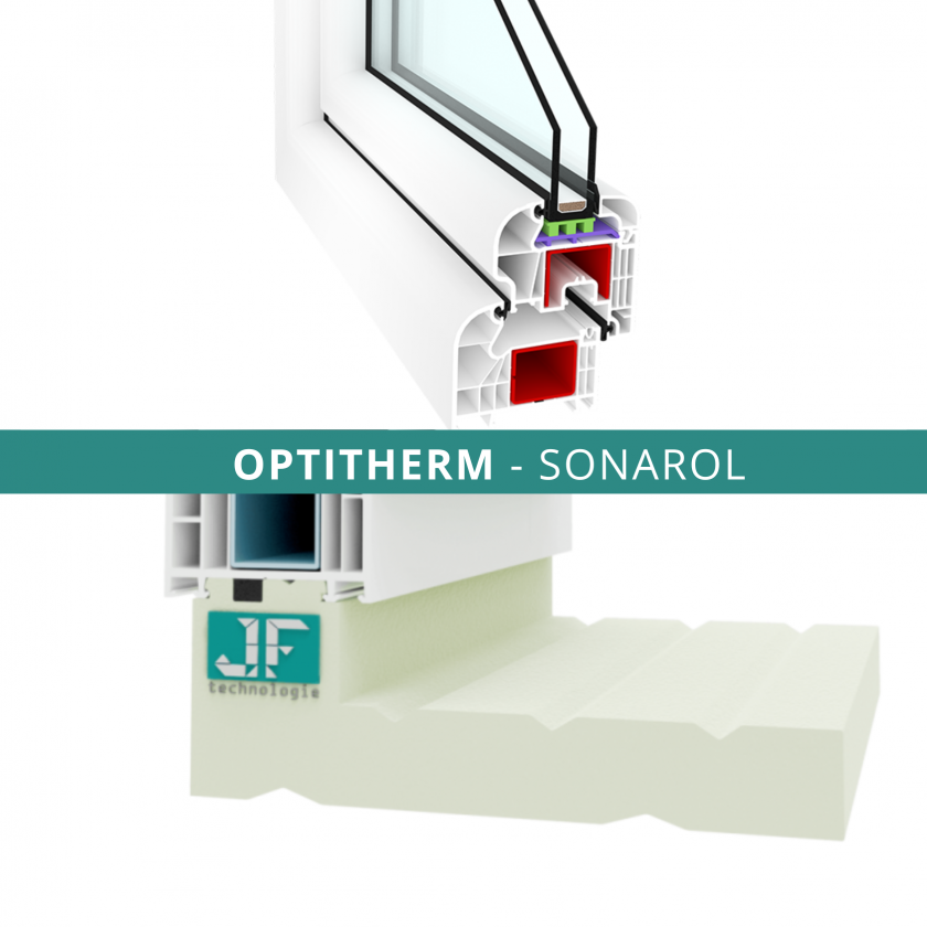 Profil XPS wewnętrzny jednostronny do Optitherm - Sonarol