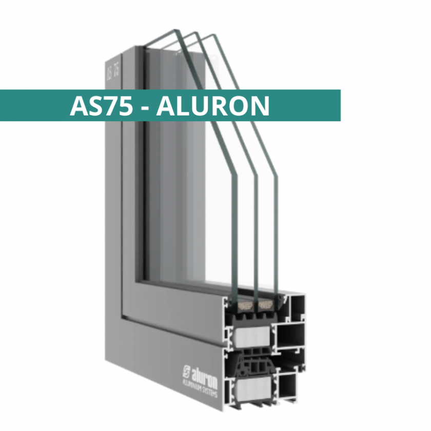 Profil termoizolacyjny XPS nakładowy do systemu AS75 - Aluron